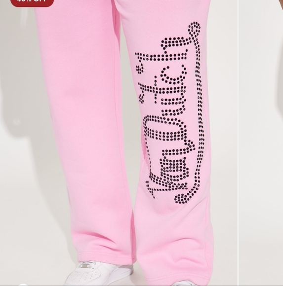Von Dutch | Pants & Jumpsuits | Von Dutch Classic Pink Wide Leg Pants ...